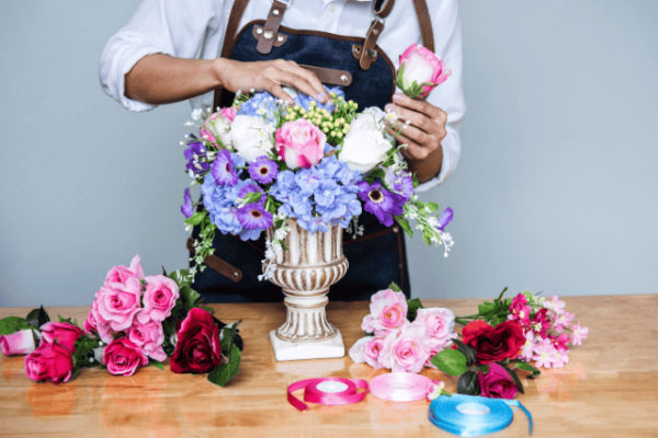 Zelf kunstbloemen schikken - Jackie's Flowers